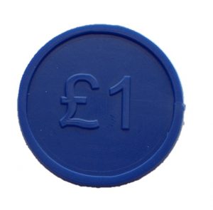 £1' Currency Tokens | School & Events Money Tokens | TokensFor