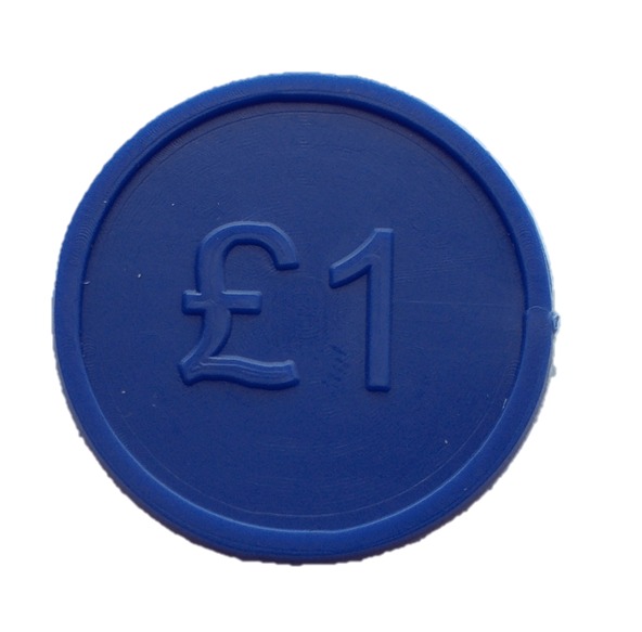£1' Currency Tokens | School & Events Money Tokens | TokensFor