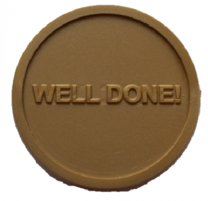 Well Done!' Tokens | School Reward System Tokens | TokensFor