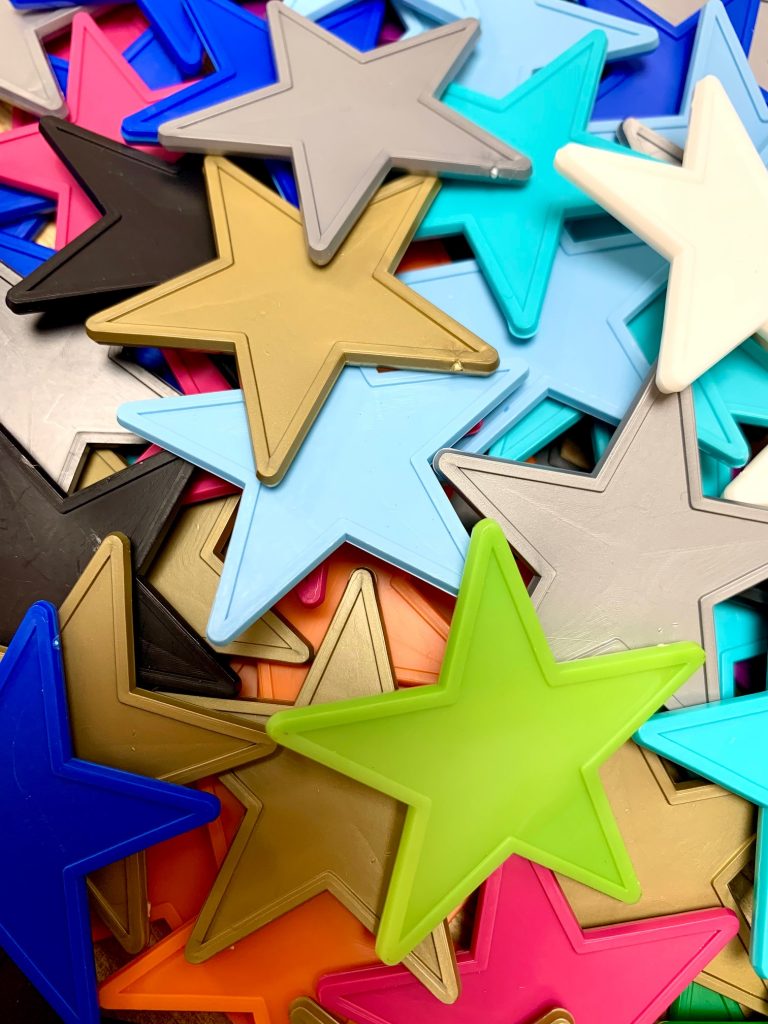 Star Plastic Tokens | School Reward System Tokens | TokensFor