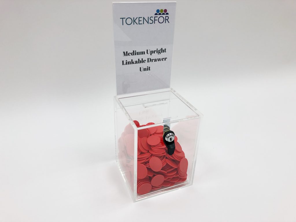 Token Collection Box | Upright Collector | Desktop | TokensFor
