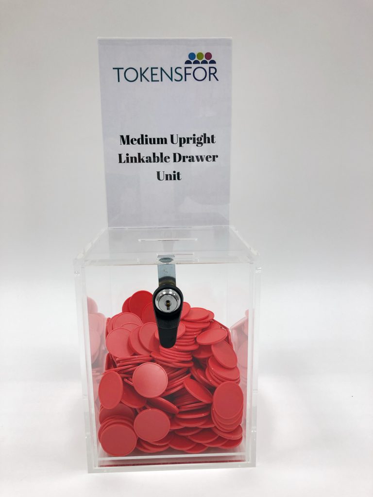 Token Collection Box | Upright Collector | Desktop | TokensFor