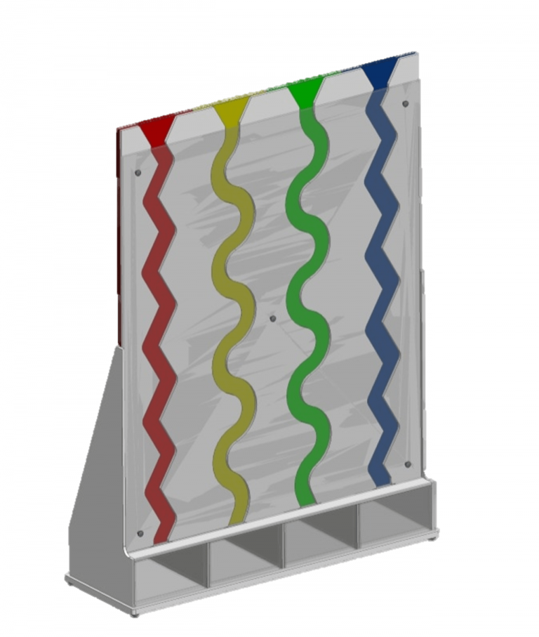 Token Collector | 4 Channels | Acyrlic Collection Unit | TokensFor