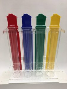 Floor Standing House Point Token Collector | Token Tube | TokensFor