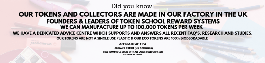 Plastic Tokens UK | School Reward Systems & Token Ranges | TokensFor